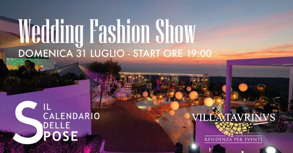 Il Calendario delle Spose e le novità per l'evento a Villa Taurinus