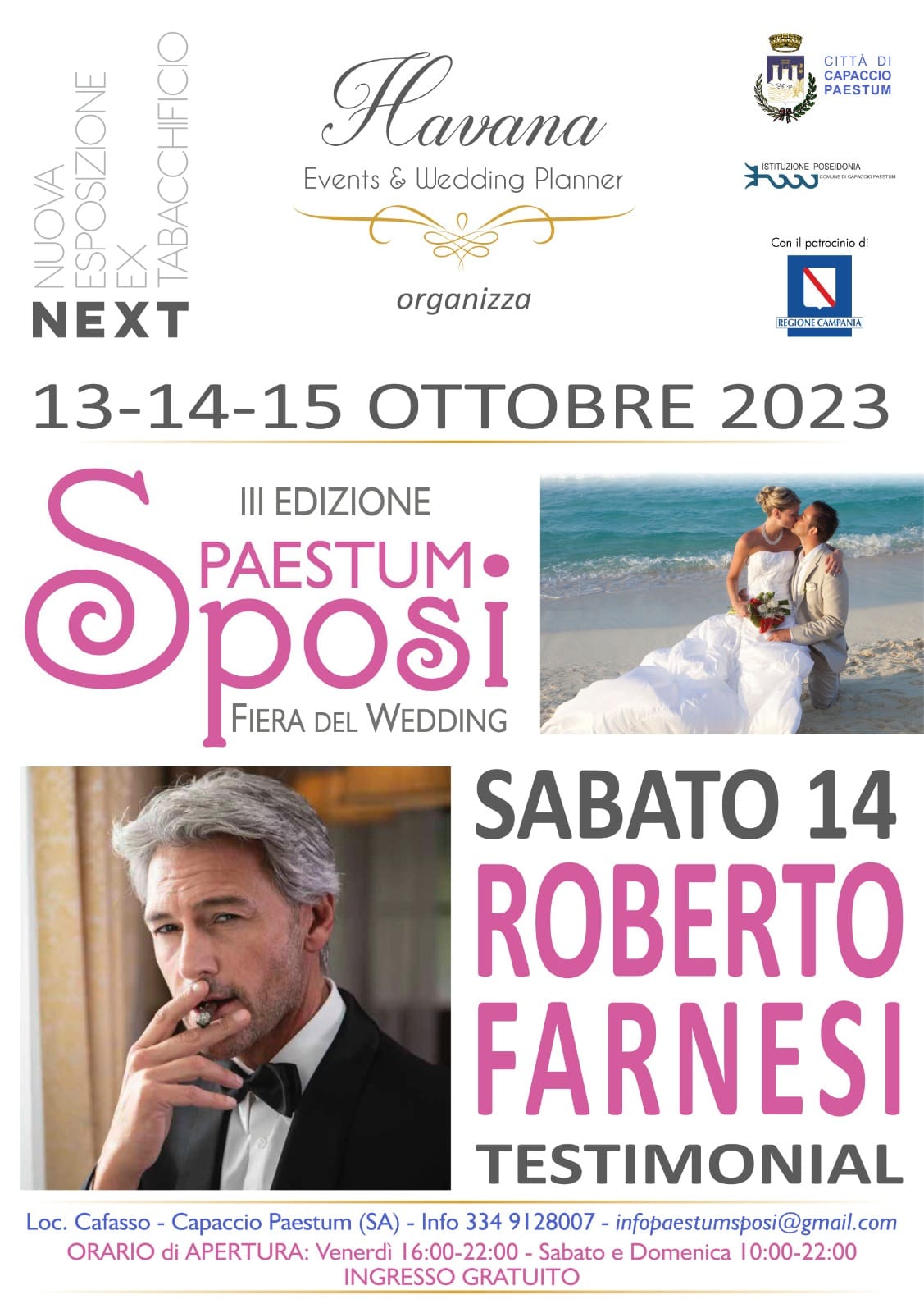 Paestum Sposi un week end ricco di eventi con ingresso gratuito Paestum Sposi un week end ricco di eventi con ingresso gratuito